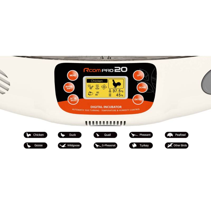 Rcom 20 PRO Digital Incubadora (Automática)