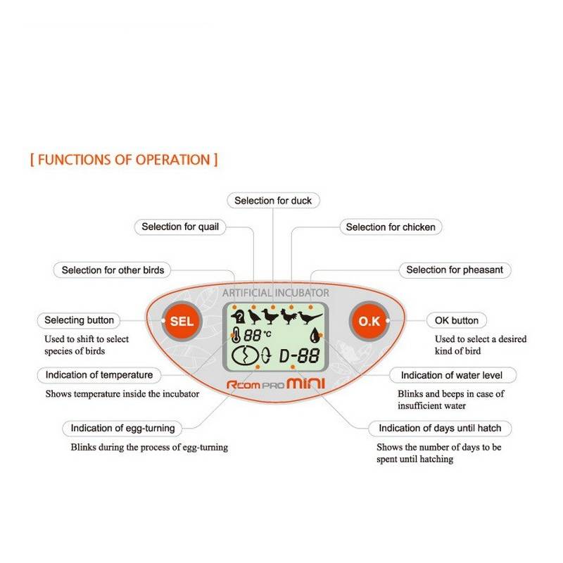 Rcom Mini Pro Incubadora (Automática)